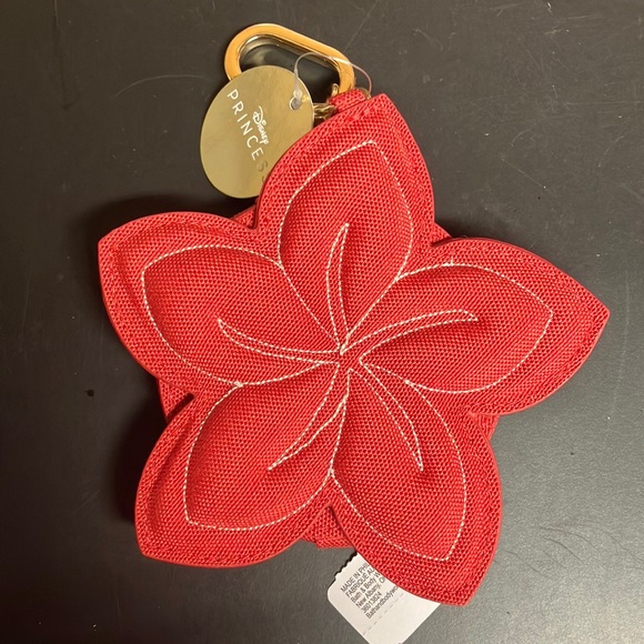 Accessories | Disney Princess Moana Red Flower Coin Purse | Poshmark